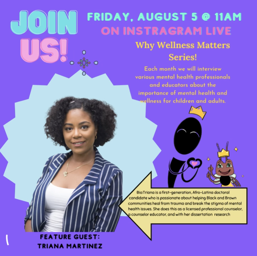 Join Us On Instagram Live For Why Wellness Matters Series - Little Z ...